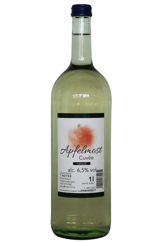 Apfelmost "Apfelstritzi" halbsüß - Dorfladen Roitham